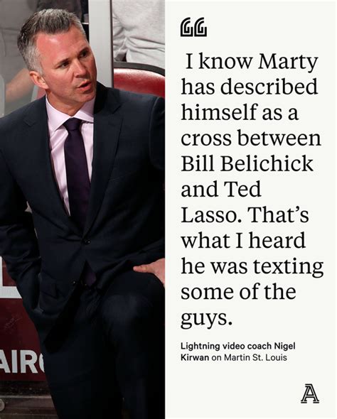 Hockey30 Martin St Louis Un MIX Entre Ted Lasso Et Bill Belichick