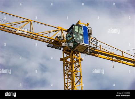 Tower Crane Cabin Hi Res Stock Photography And Images Alamy