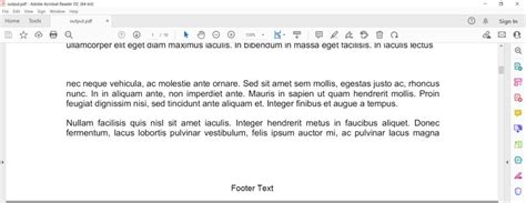 C kullanarak PDF ye Üstbilgi ve Altbilgi Ekleme