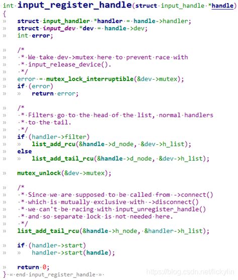 Linux Input子系统分析之三 Input Devicehandler注册与注销分析看input设备使用的 Handler Csdn博客