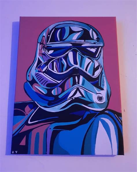 Cuadro 30x40cm De Star Wars Hecho En Acrílico Ig Arte Byandy