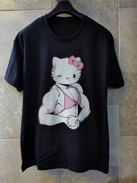 Kitty Muscle Hello Kitty Gym Shirts Shirt Outfit