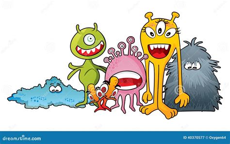 Monster Characters Stock Vector Illustration Of Smile 40370577