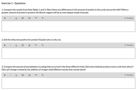 Solved Exercise 1 Questions 1 Compare The Results From