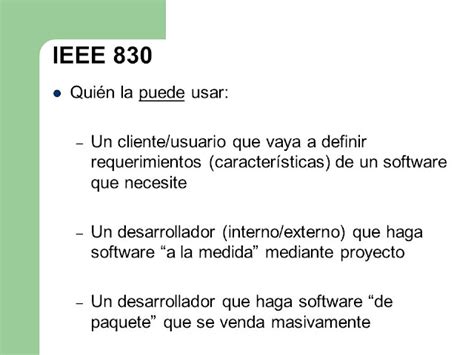 Blog Metodologias Y Modelado De Software Norma Ieee 830 Y Plantillas Srs