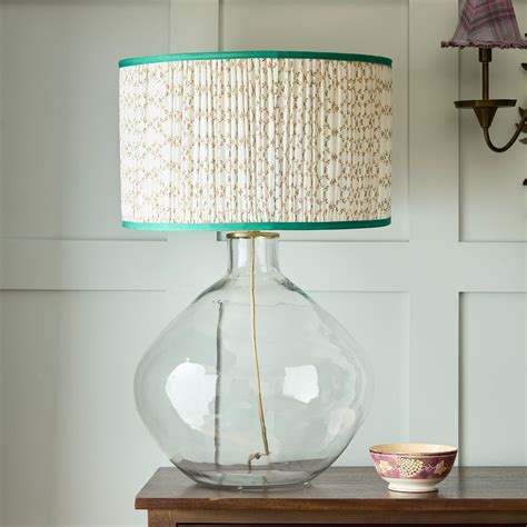 Printed Drum Lamp Shade Greenrow