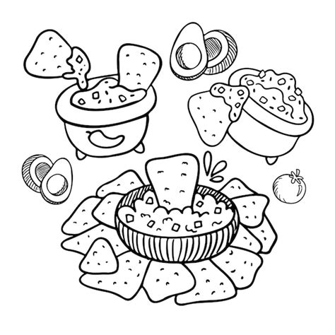 Vectores E Ilustraciones De Dibujos Colorear Comida Para Descargar Gratis Freepik