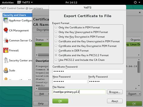 portal freeipa installation opensuse wiki
