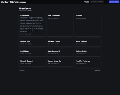 Members List Using Bevy Api Bevy Help Center