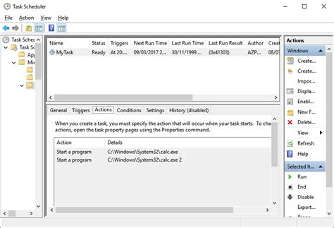 Windows 7 How To Make Schtasks Query Display The Multiple Actions