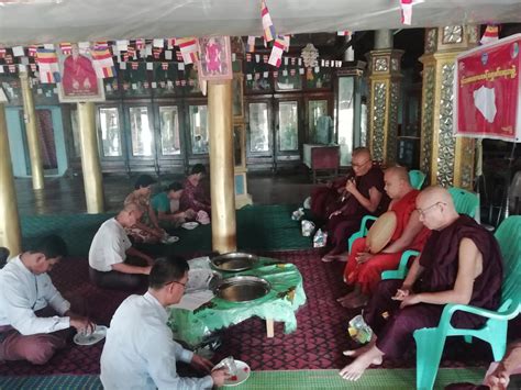 မာန်အောင်မြို့နယ် ရှင်သာမဏေစောင့်ရှောက်ရေးအဖွဲ့မှ သံဃာတော်နှင့် ရှင်သာမဏေများအား ဆေးပစ္စည်းနှင့