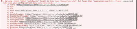 Table组件pagesize由大到小选择后报`datasource` Length Is Less Than `pagination