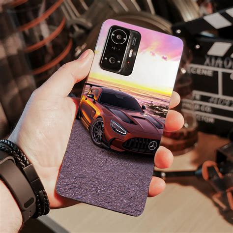 Кейс съвместим с модел Xiaomi Mi 11i Mercedes, Силиконов, TPU, Обратно ...