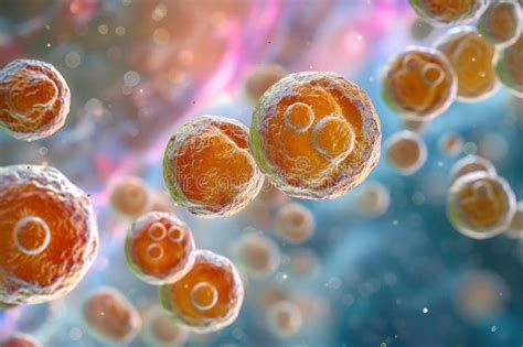 Microscopic Of Cryptococcus On Inflammatory Cells Background