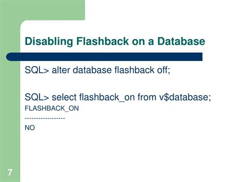 Ppt Chapter 13 Performing Flashback Recovery Powerpoint Presentation
