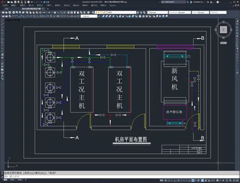 某办公楼空调系统设计图 AutoCAD 2007 模型图纸下载 懒石网