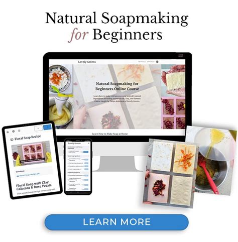 Natural Turmeric Soap Recipe Three Different Shades • Lovely Greens