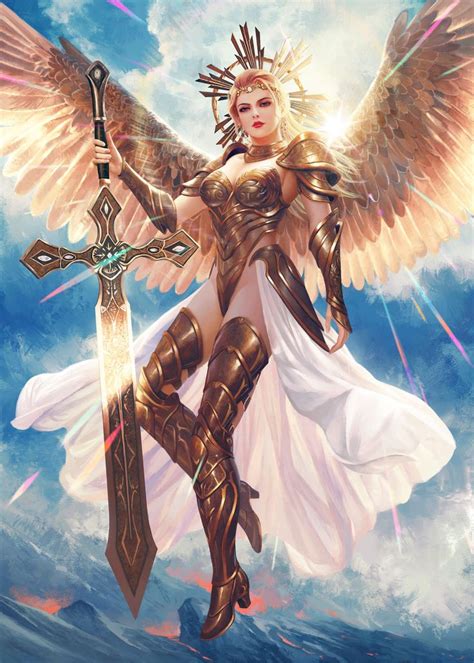 Artstation Angel Princess Angel Mujer Ángeles Alas