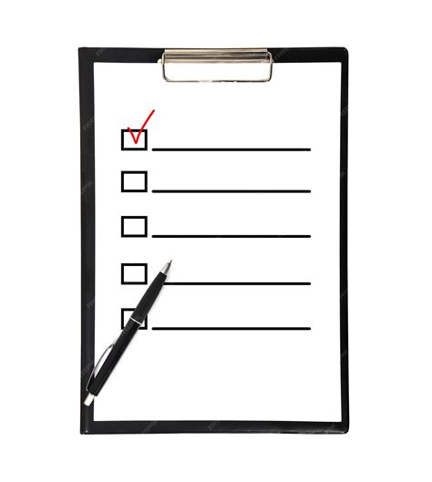 Premium Photo Clipboard With Checklist