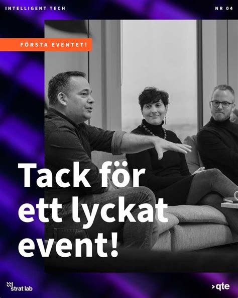 Välkommen På Frukostevent Data Driven Tech