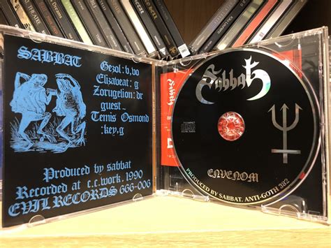 Sabbat Envenom Cd Photo Metal Kingdom