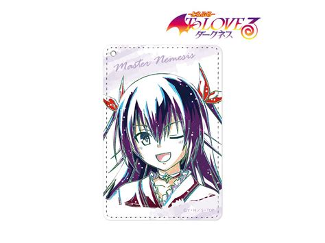 To Love Ru Darkness Master Nemesis Ani Art 1 Pocket Pass Case