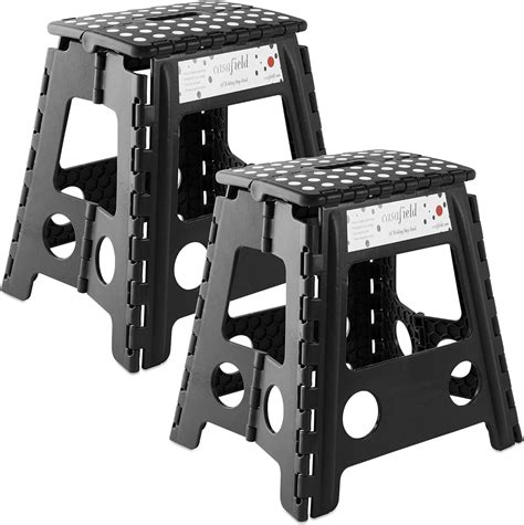 Casafield 16 Folding Step Stool With Handle Set Of 2