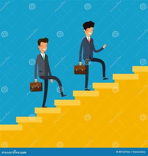 Concept Of Success Stock Vector Illustration Of Person 80123166