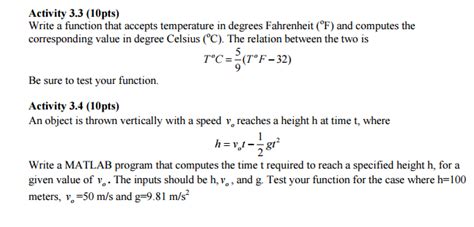 Solved Write A Function That Accepts Temperature In Degrees
