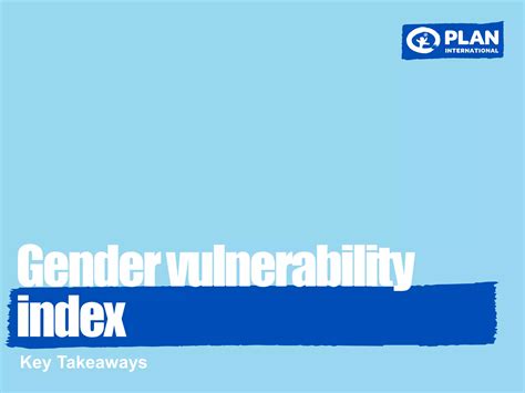 Gender Vulnerability Index Presentation Prakash Pptx