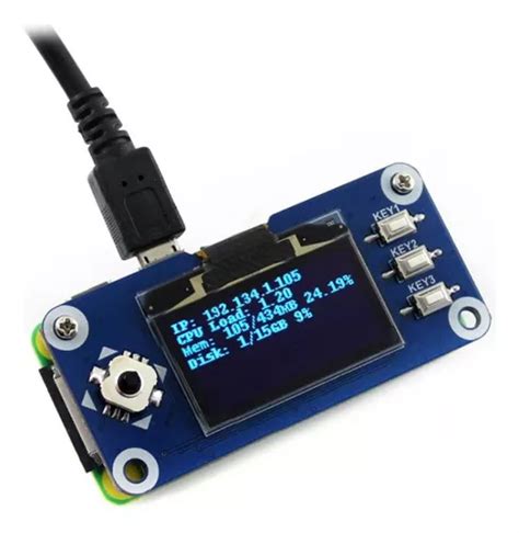 Chapéu De Tela Oled Waveshare 128x64 De 13 Polegadas Para R Parcelamento Sem Juros