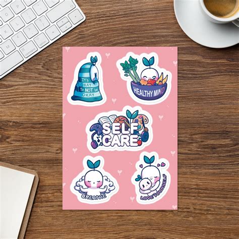 Mental Health Sticker Sheet Psych2go
