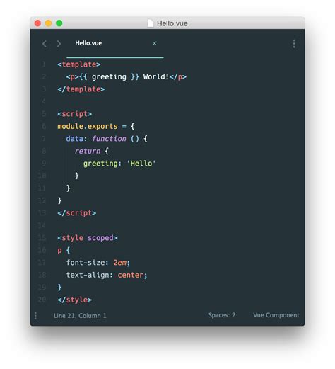 Define Component In Vue Js