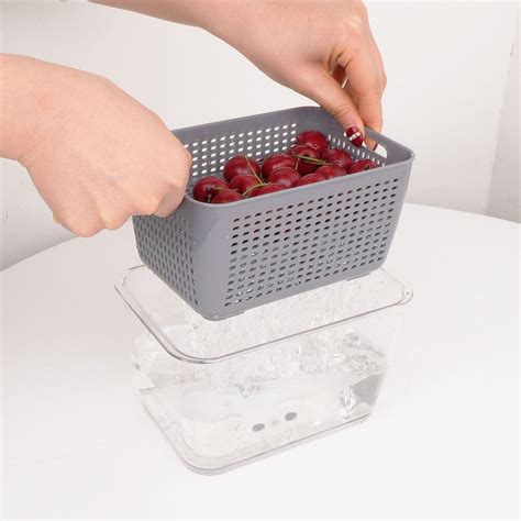 물빠짐 채반 야채 과일 보관 용기 트레이1p 감도 깊은 취향 셀렉트샵 29cm