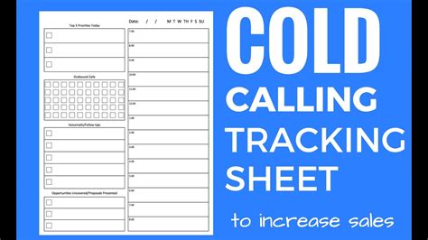 Sample Example Format Templates Cold Calling Excel Spreadsheet