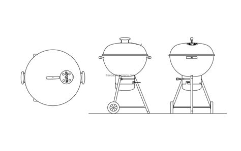 Weber Bbq Free Cad Drawings
