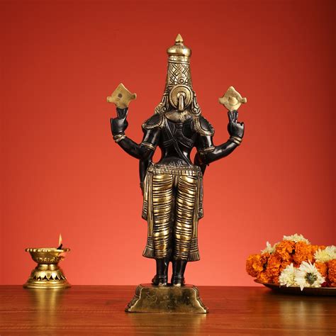 Buy Brass Tirupati Balaji Statue Lord Venkateshwara Swamy 18 Inch