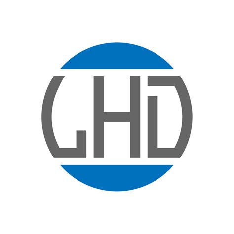 Lhd Letter Logo Design On White Background Lhd Creative Initials