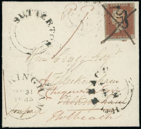Stamp Auction Great Britain Postal History And Covers Redirected