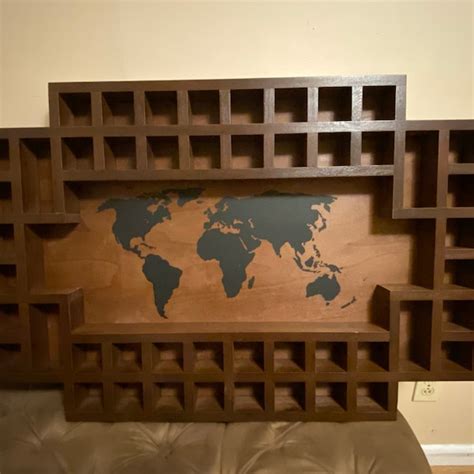 Shot Glass Display Frame Shot Glass Holder Display With 52 Slots