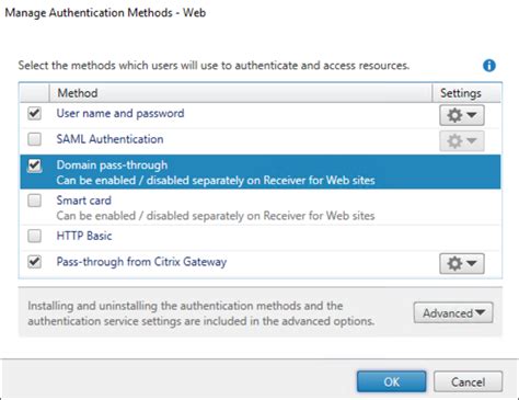 Enhanced Domain Pass Through For Single Sign On Citrix Workspace App