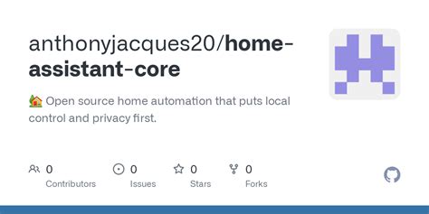 Github Anthonyjacques20home Assistant Core Housewithgarden Open Source Home Automation