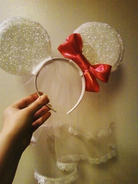 Diy Mickeyminnie Ears · How To Make An Ear Horn · Sewing On Cut Out