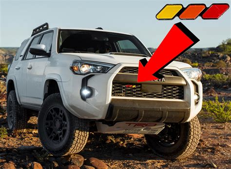 Tacoma Grill Badge Black Flag Grille Badge Emblem For Toyota Tacoma
