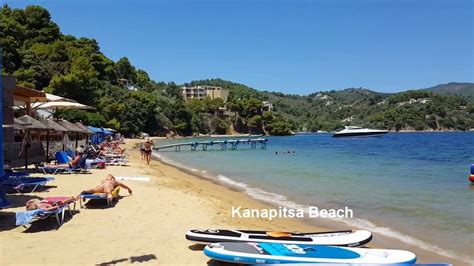 KANAPITSA BEACH SKIATHOS - YouTube