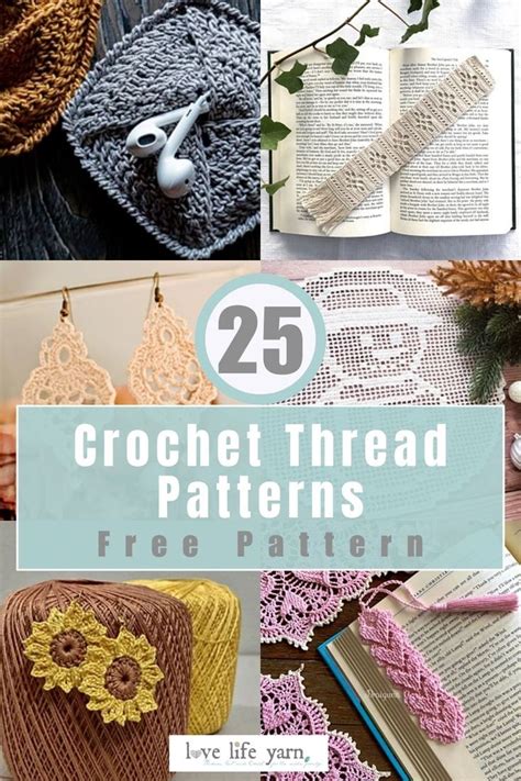 25 Must Try Crochet Thread Patterns Crochet Thread Patterns Thread Crochet Crochet Thread