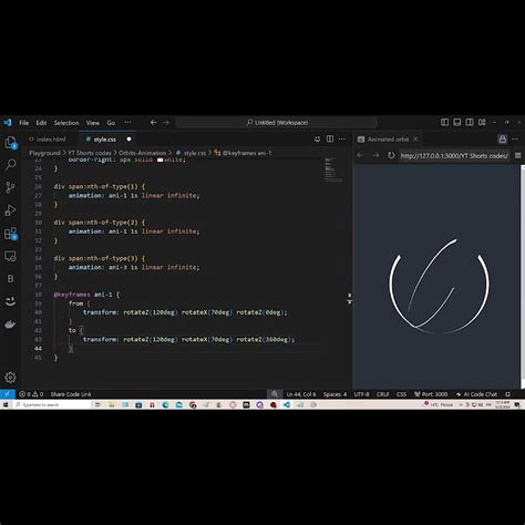 3d Animated Orbit Particles With Html And Css Youtube