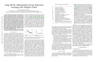 Adap DP FL Differentially Private Federated Learning With Adaptive