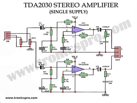 How To Build A Tda2030 Stereo Amplifier