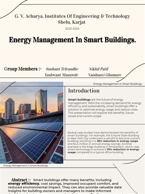 Energy Management in Smart Buildings | PDF | Building Automation | Energy Conservation